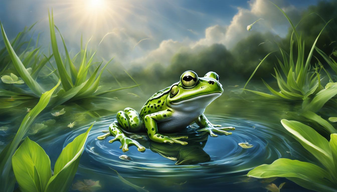 Krafttier Frosch: Reinigung & Sprung