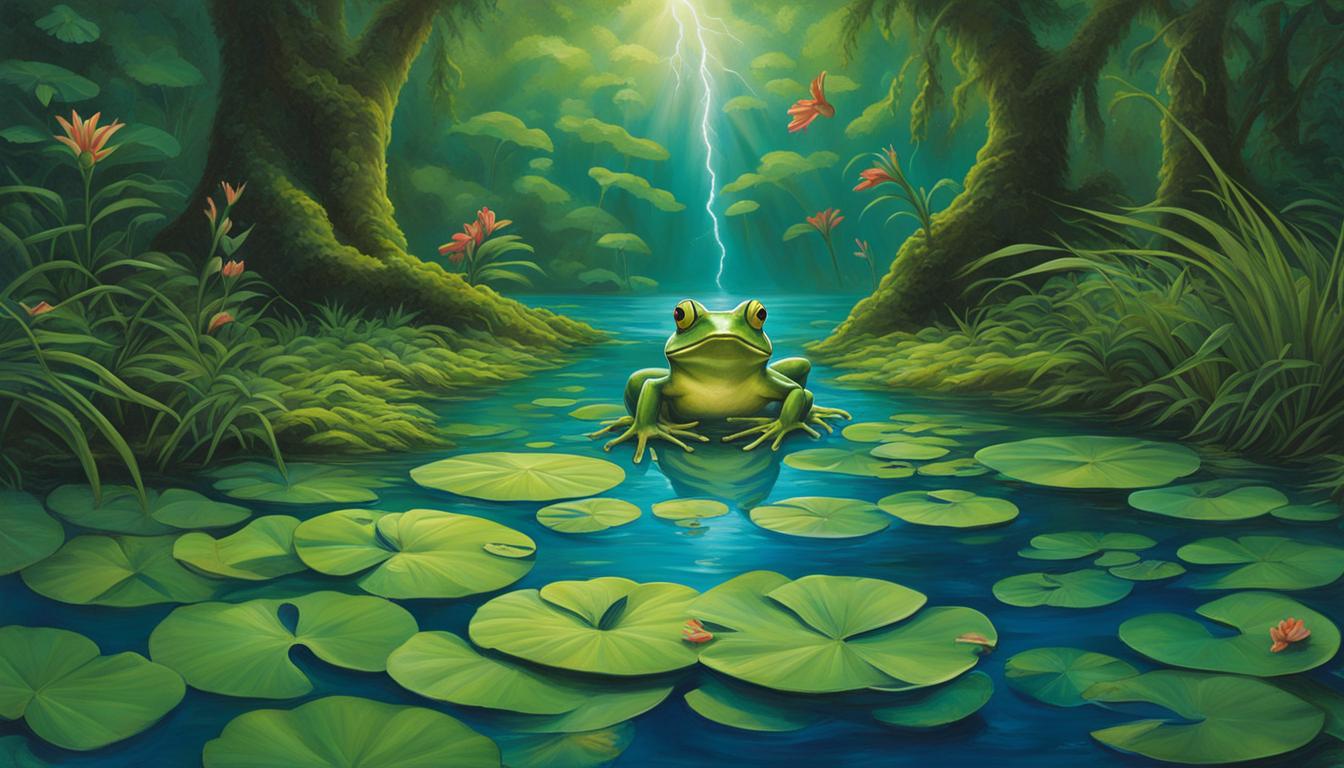 Krafttier Frosch: Reinigung & Sprung