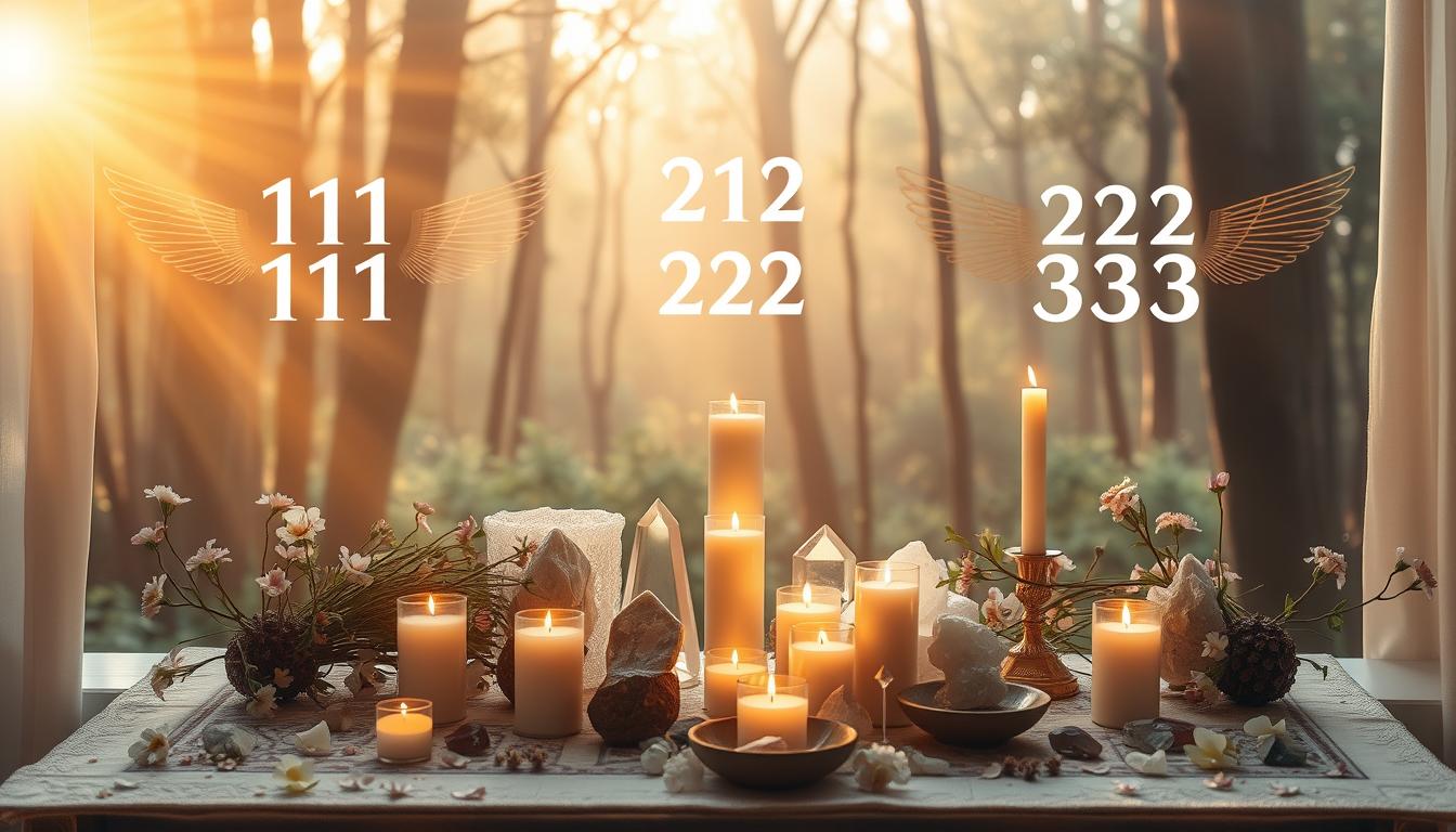 So richten Sie einen Altar für Engelszahlen ein